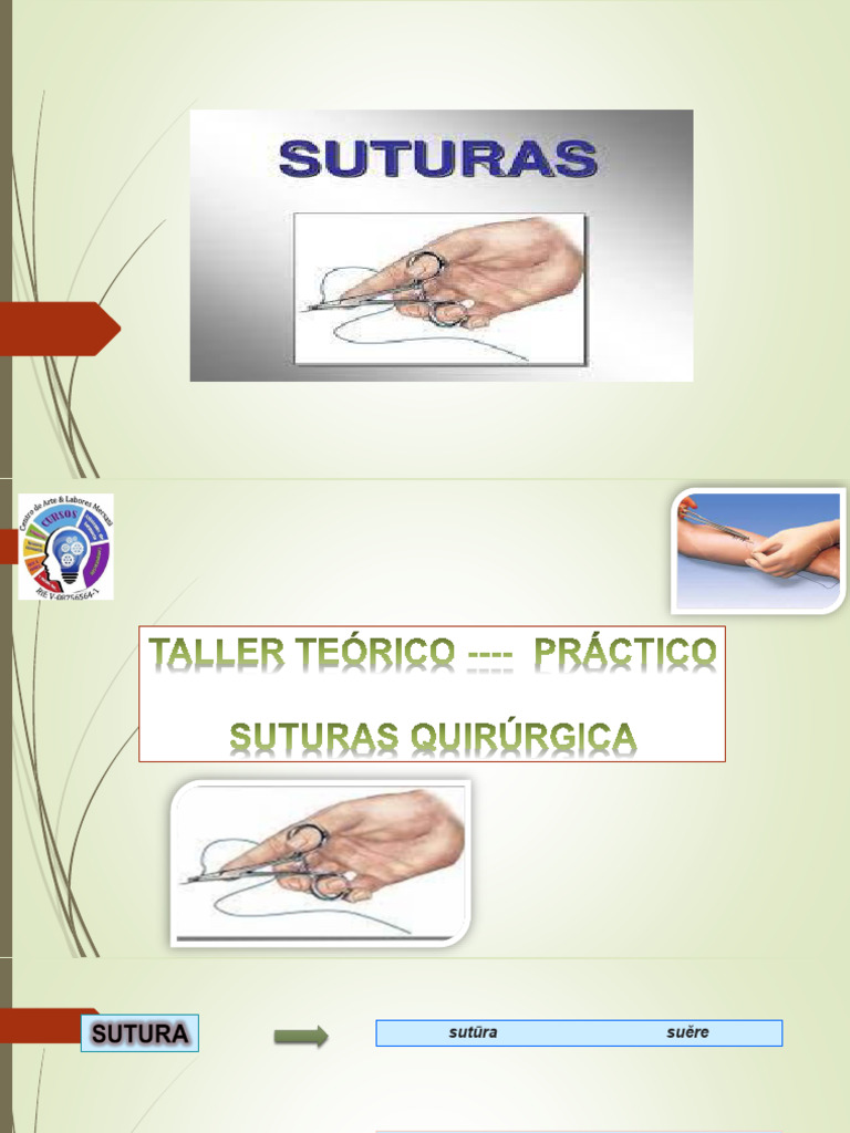SUTURAS | PDF | Sutura Quirúrgica