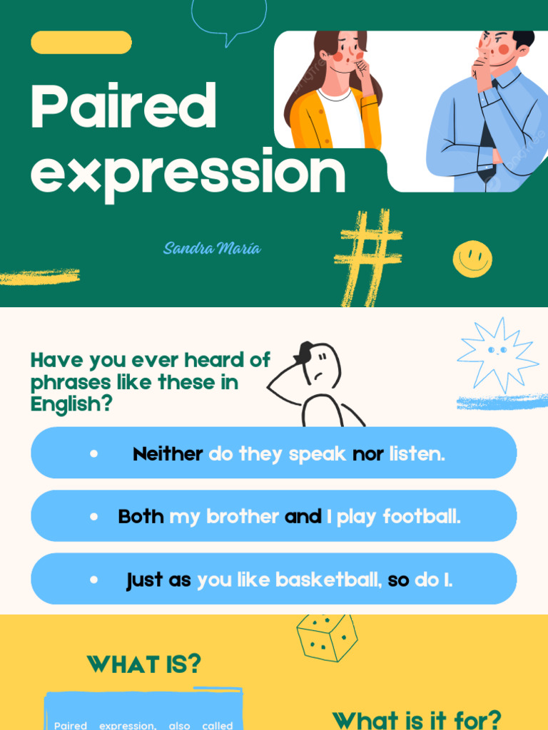 Paired espression | PDF | Verb | Phrase