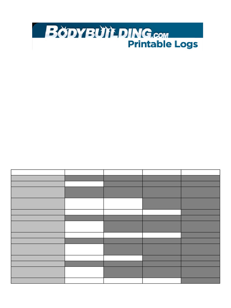 Week 4 Workouts Pdf Aerobic Exercise Management Of Obesity