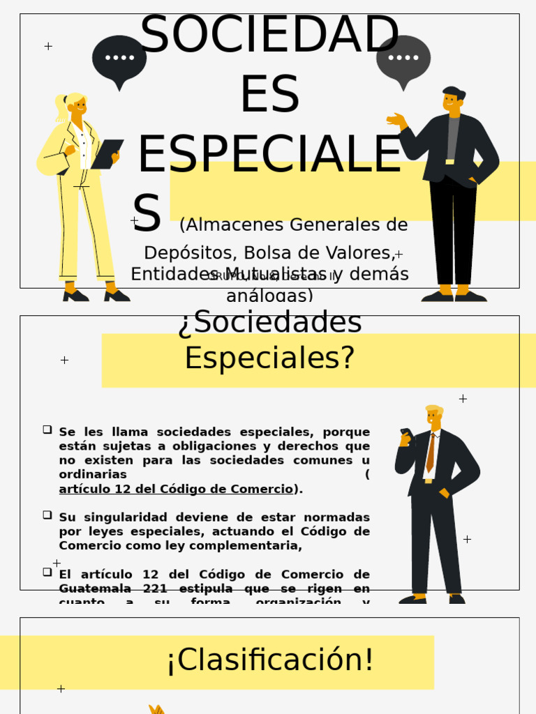 Diapositivas Sociedades Mercantiles Especiales N.8 | PDF | Bolsa | Economias