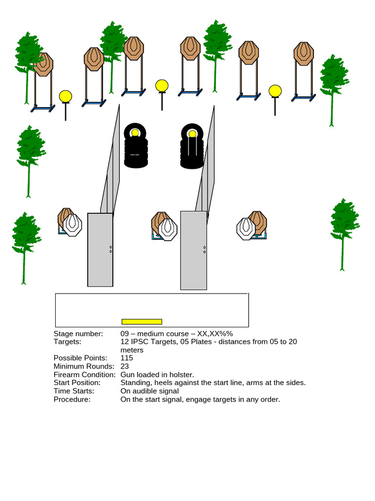 IPSC Medium Course Stage 09 Details | PDF