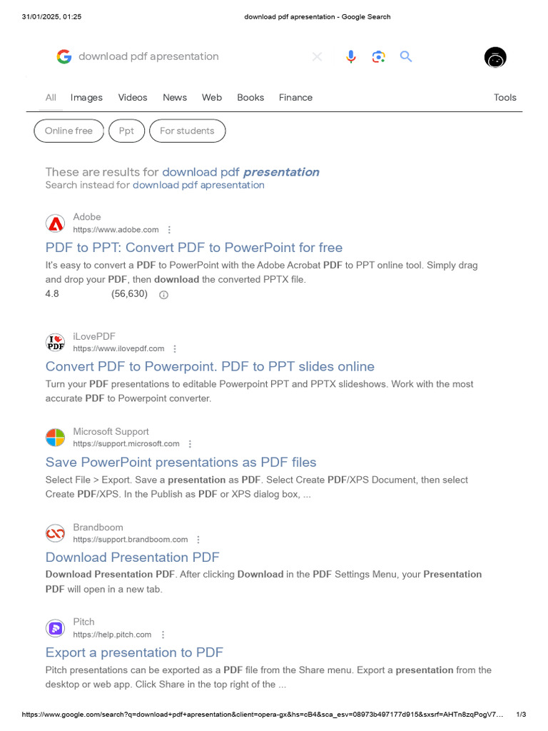 Download PDF Presentation Guide | PDF | Microsoft Power Point | Software