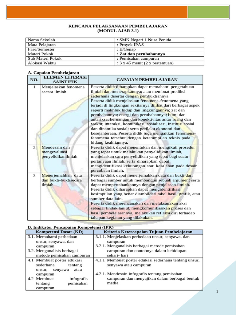 Modul Ajar 6 Interaksi, Komunikasi,.... | PDF