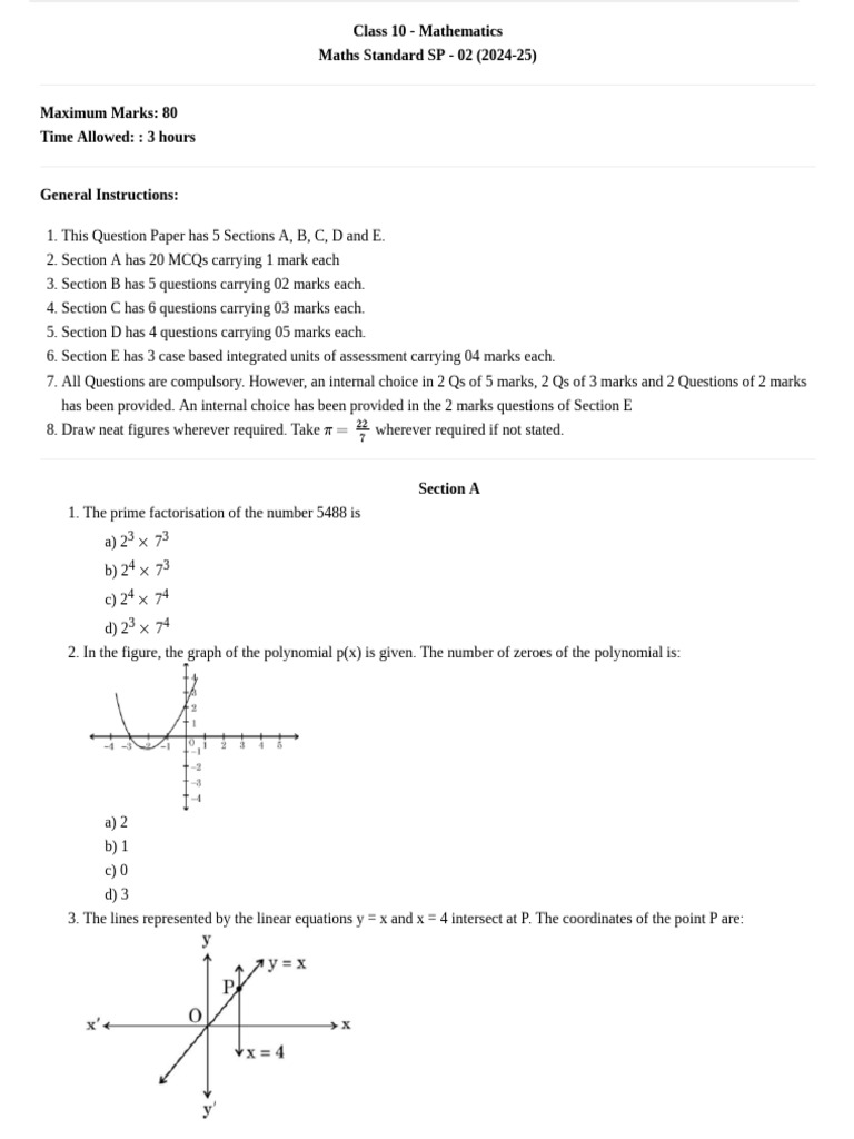 Math SP - 2 | PDF | Euclidean Geometry | Elementary Geometry