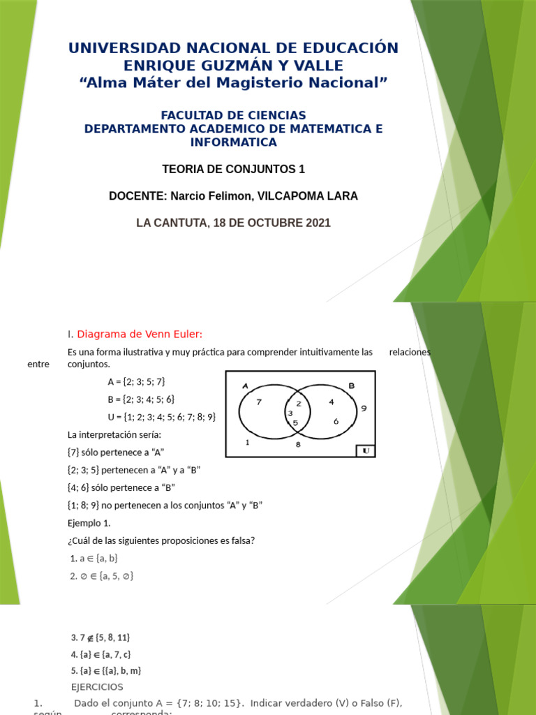 Teoria de Conjunto 1 | PDF | Lógica | Matemáticas