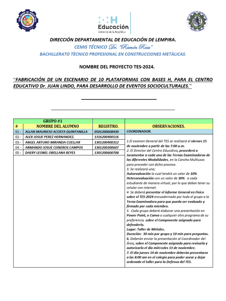 Grupos Defensa Examen General-Tes-2024 | PDF