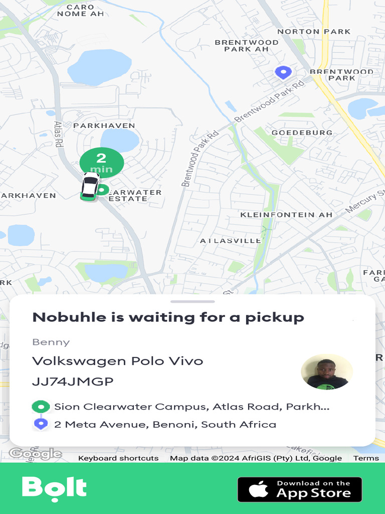 Pickup Details for Nobuhle in Benoni | PDF