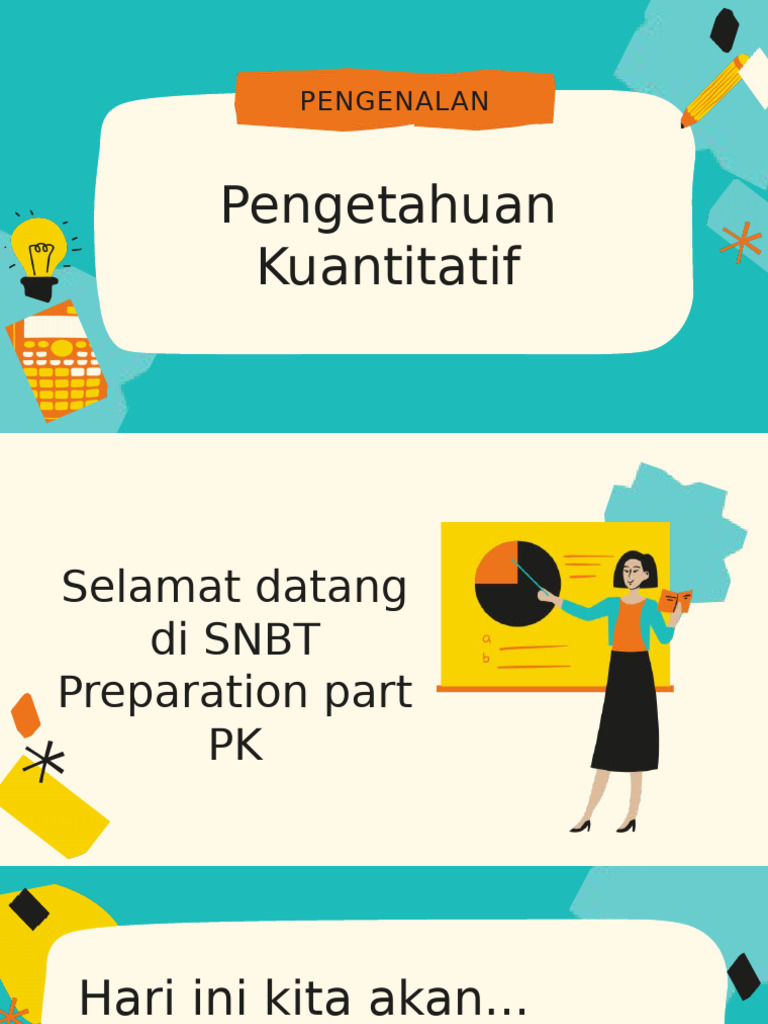 Pengetahuan Kuantitatif | PDF