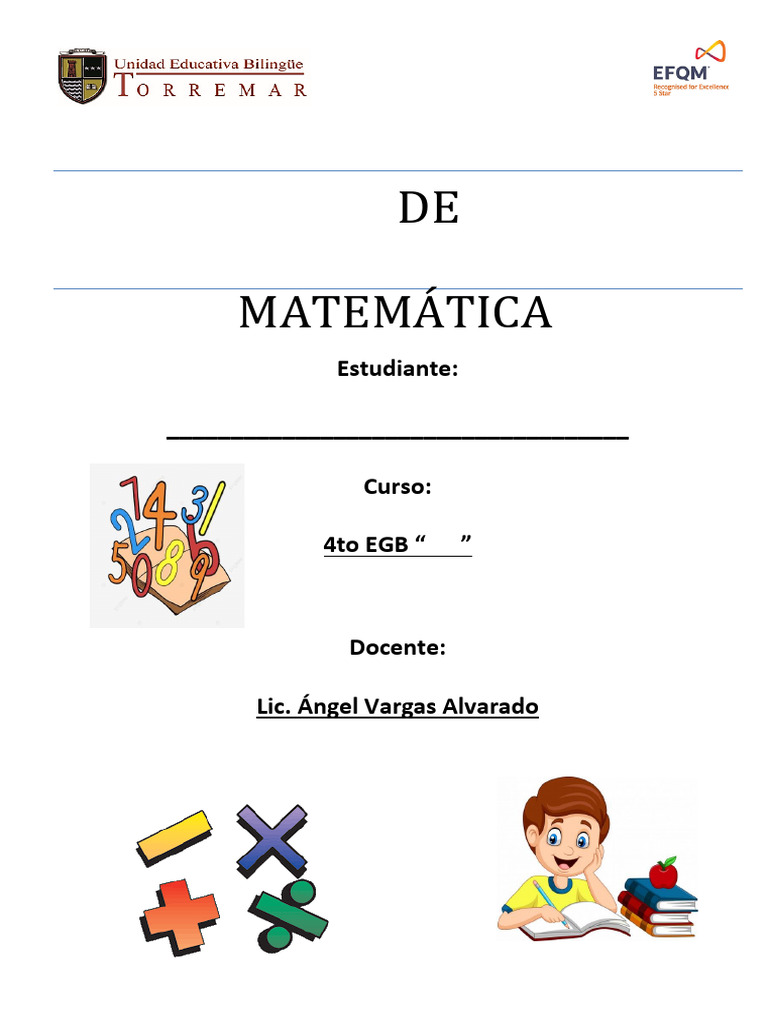 Tareas Vacacionales-Mat-4to-2021 | PDF | Álgebra abstracta | Matemática Elemental