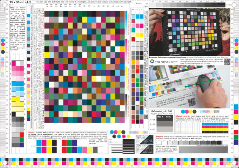 CMYK Test Print 50x35 CM | PDF