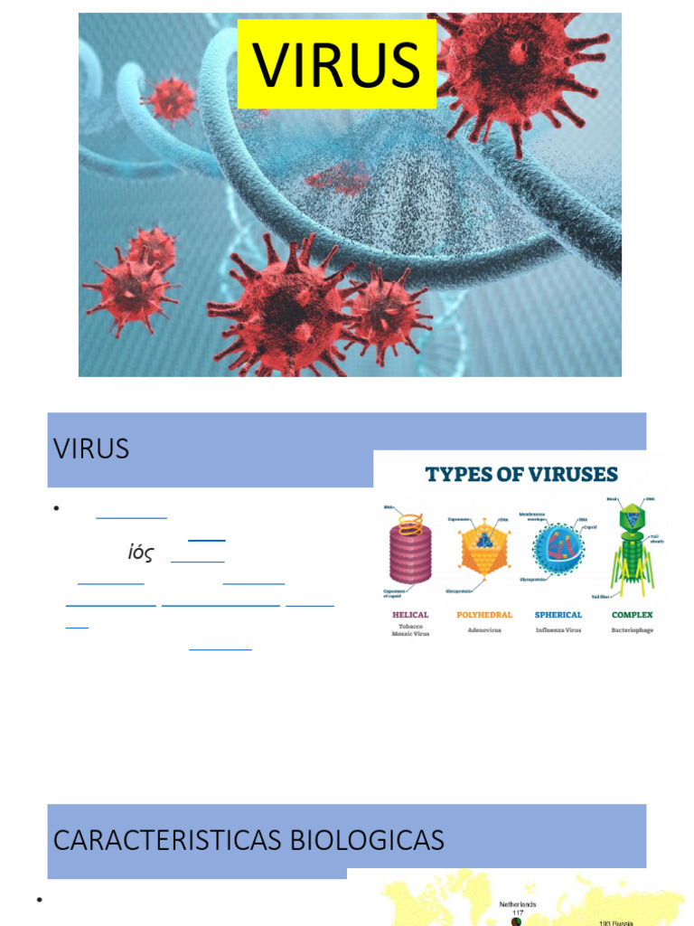 Características y transmisión de virus | PDF | Virus | VIH / SIDA