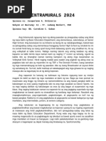 ANG INTRAMS Sanaysay | PDF
