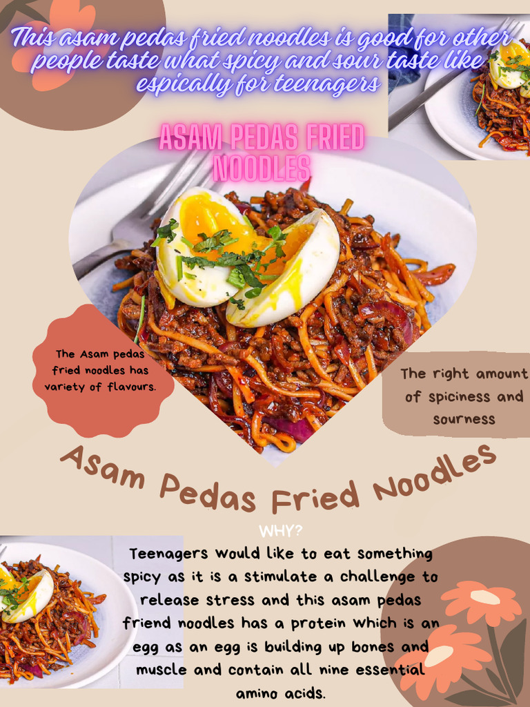 asam pedas fried noodles | PDF