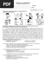 20 Easy-Moderate Logic Questions Tagalog | PDF