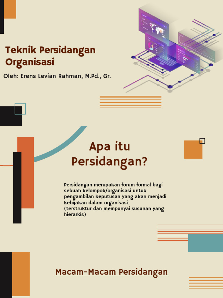 Teknik Persidangan dalam Organisasi | PDF