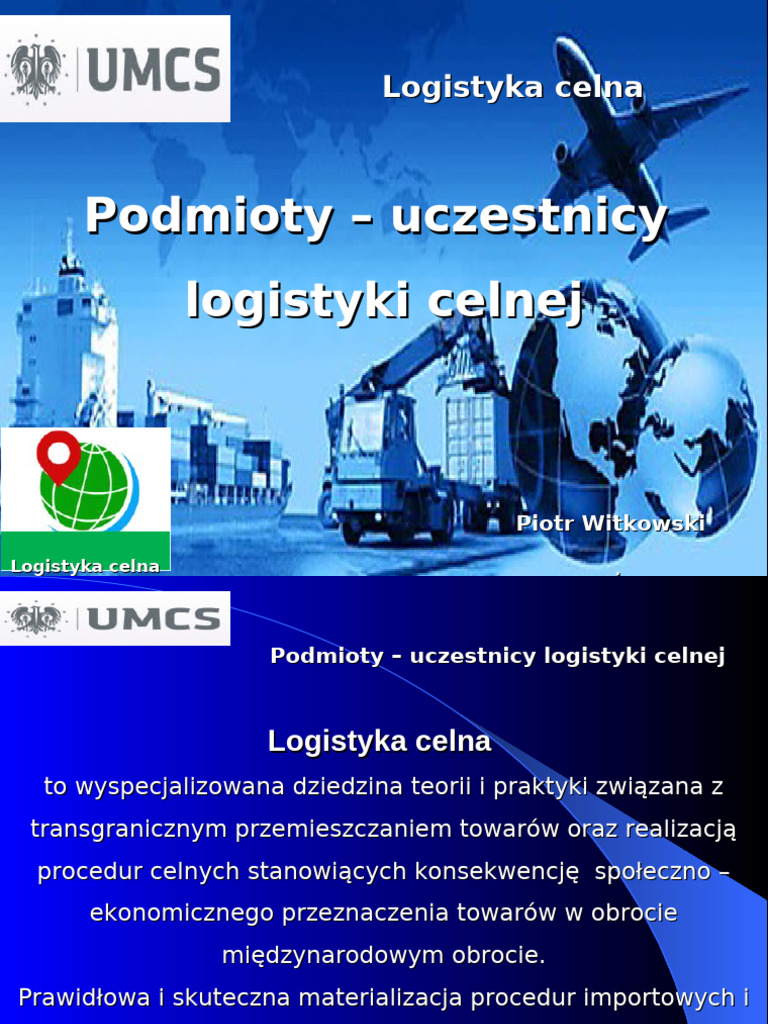 Logistyka Celne B | PDF