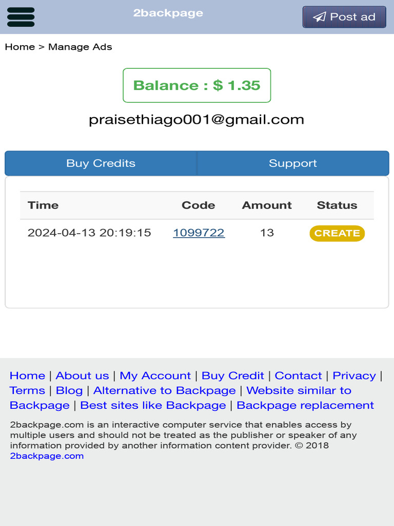 Transaction - 2backpage | PDF