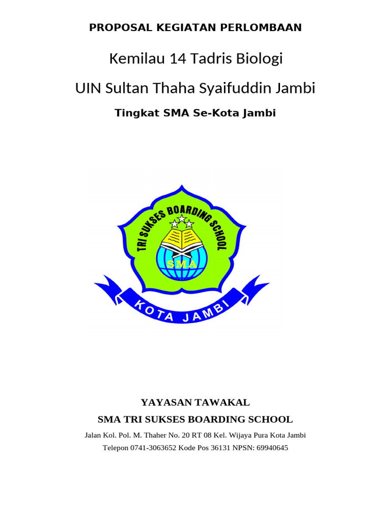 Proposal Uin | PDF