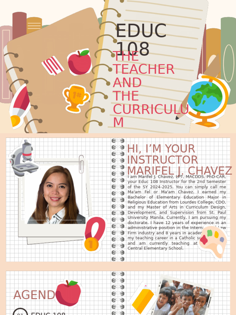 EDUC 108 | PDF | Curriculum | Teachers