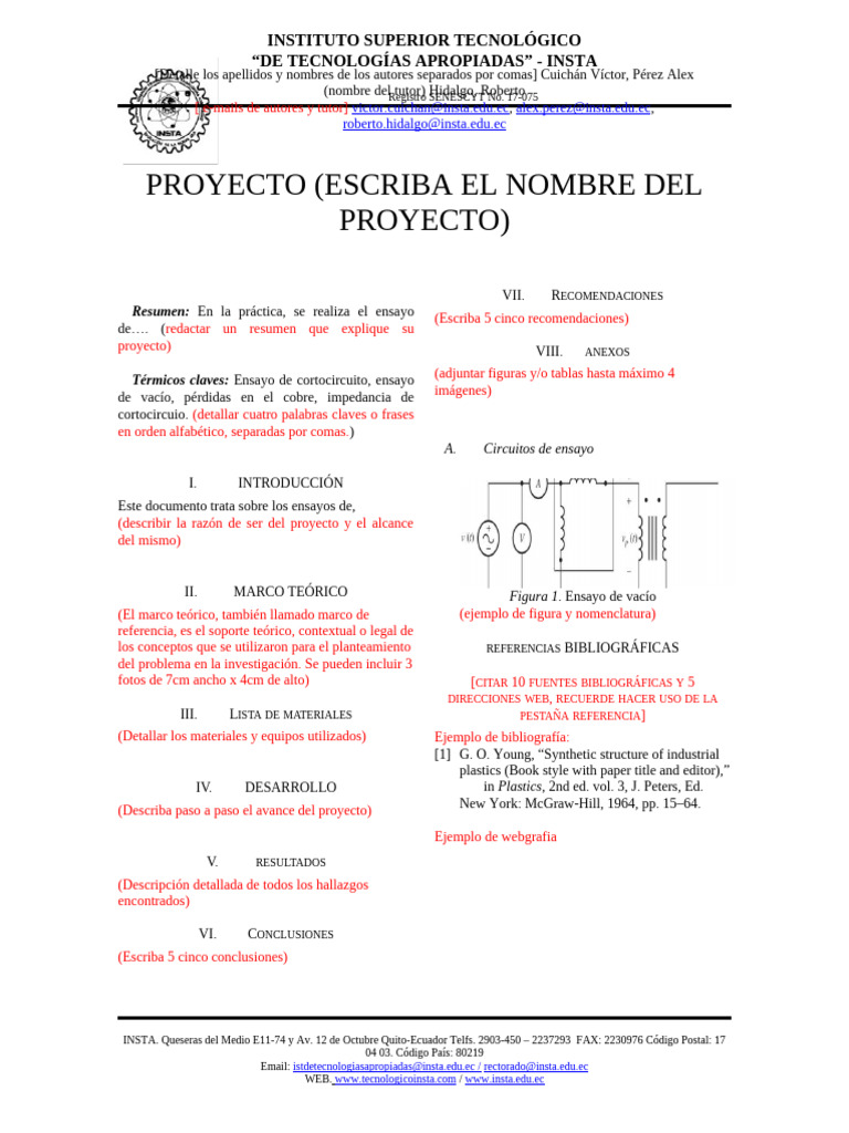 Modelo Paper I+d 1 (1) .Dotx | PDF