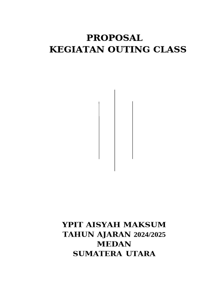 Proposal Outing Class Tinggi | PDF