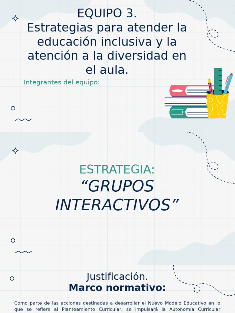Estrategia Grupos Interactivos | PDF | Salón de clases | Educación primaria