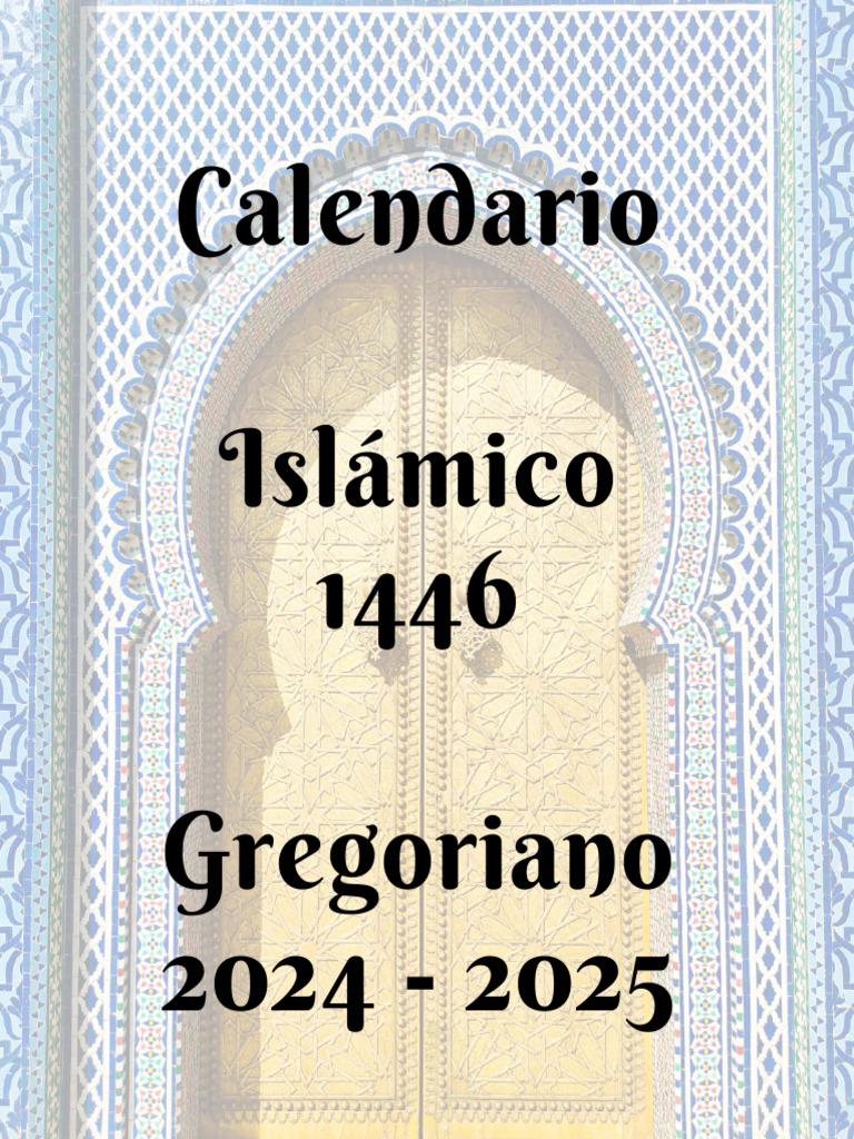 Calendario Islamico Espanol Maktaba Descarga Gratuita | PDF ...