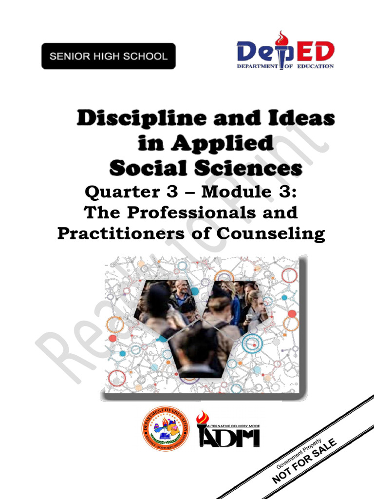 DIASS Q3 Mod3 TheProfessionalsAndPractitionersOfCounseling v5 | PDF | Counseling Psychology ...