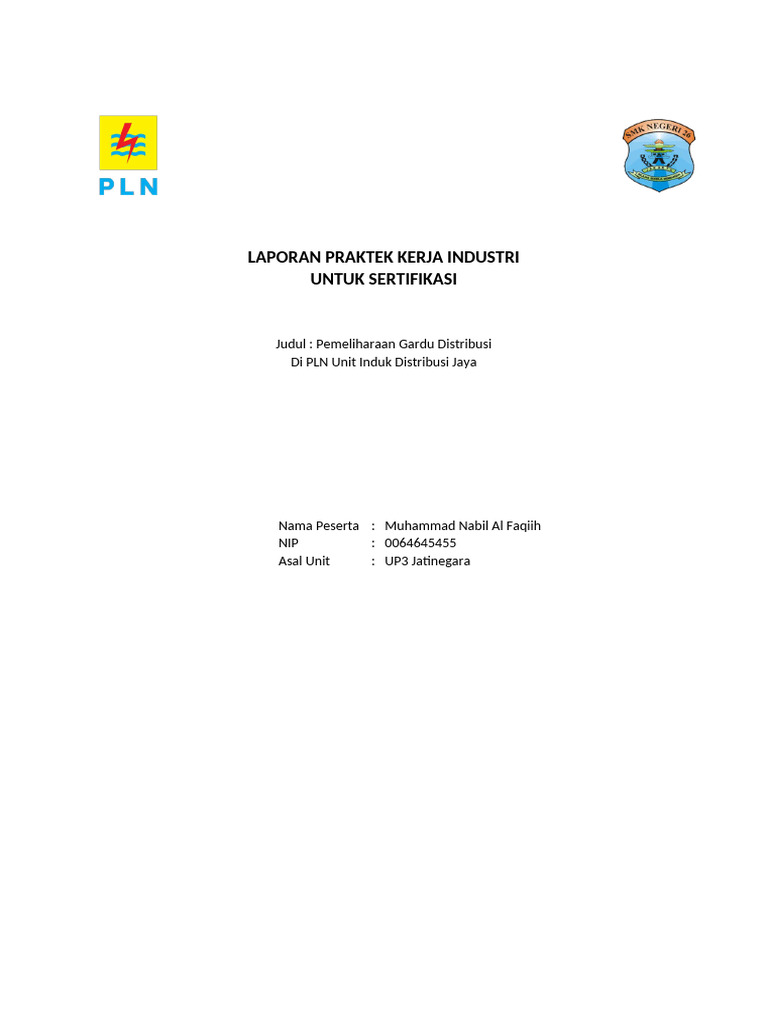 Pemeliharaan Gardu Distribusi PLN 2023 | PDF