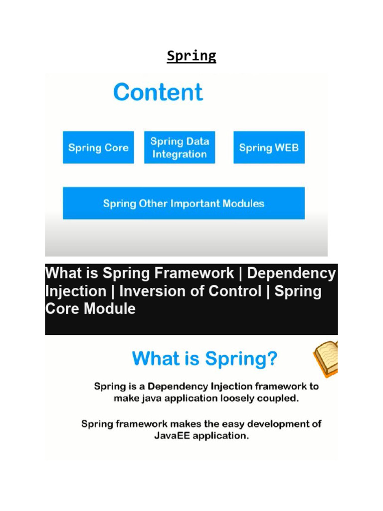 Spring by Durgesh | PDF | Spring Framework | Class (Computer Programming)