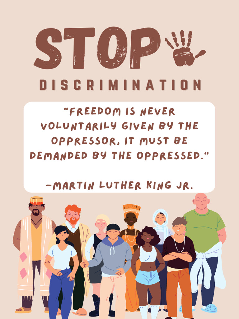 Beige Illustration International Day For The Elimination of Racial ...