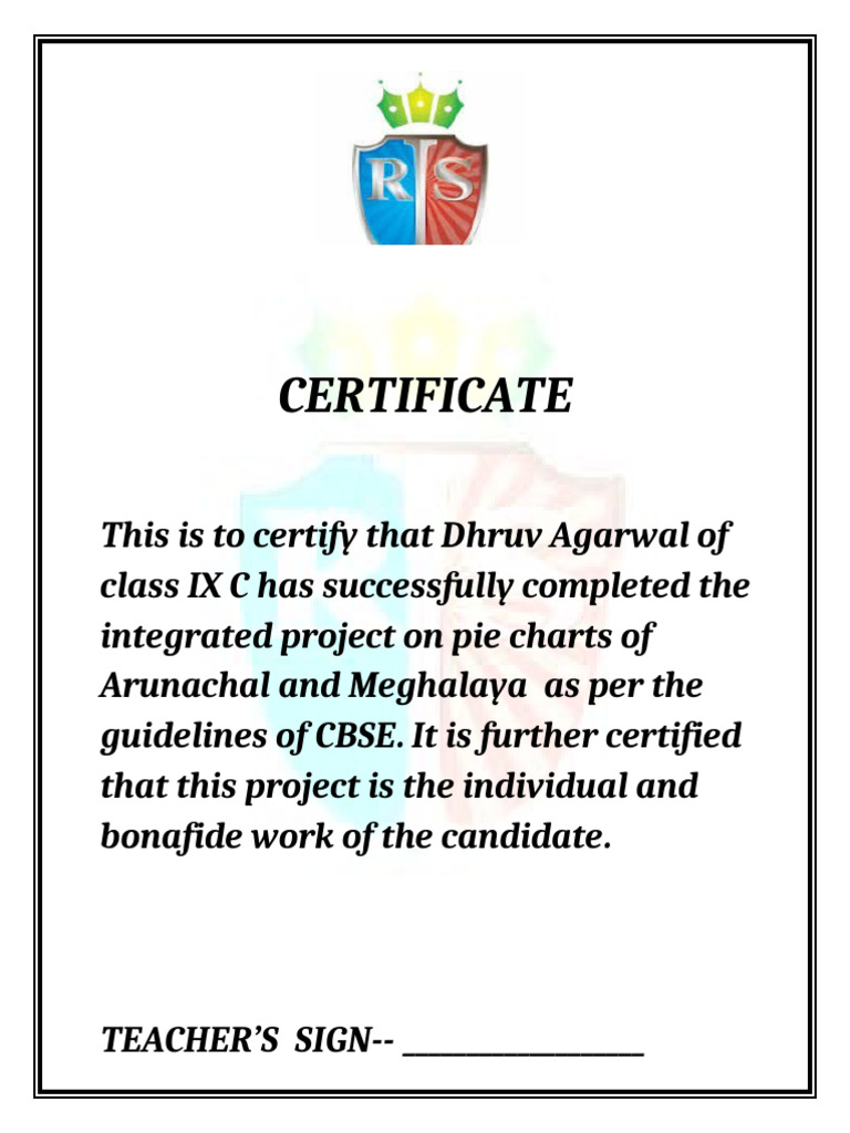 CERTIFICATE Dhruv | PDF