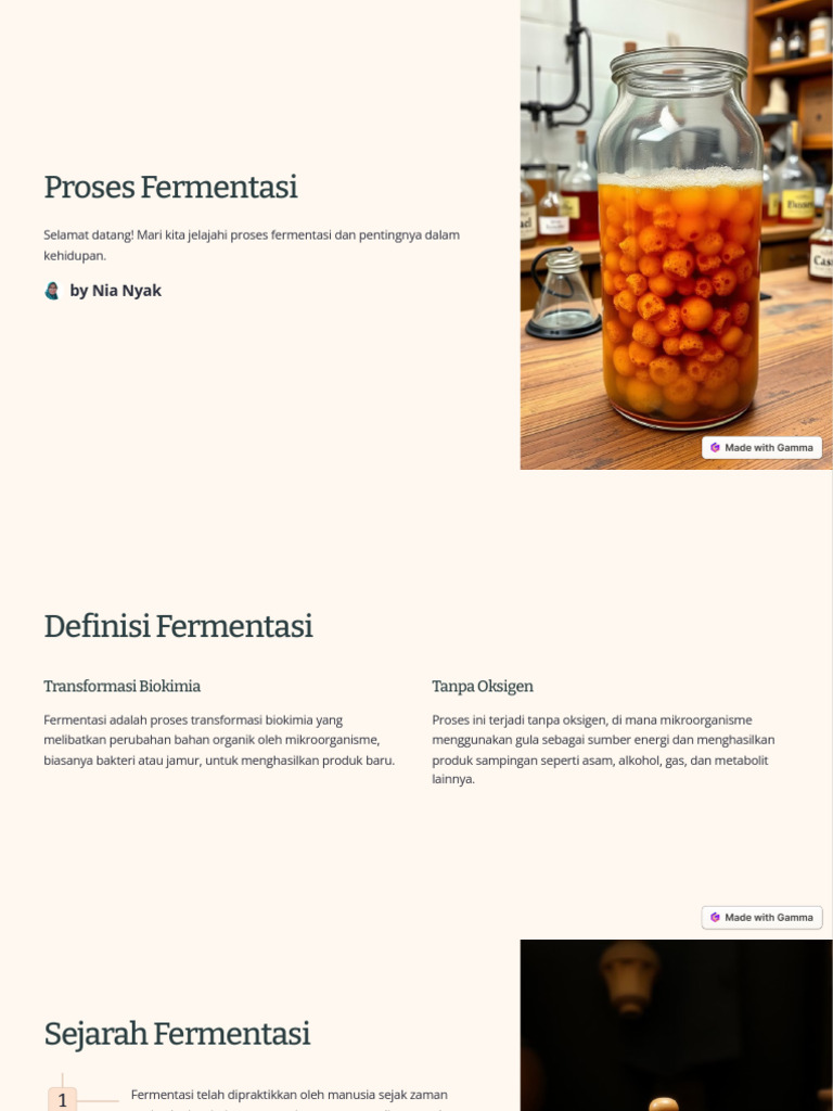 Proses Fermentasi | PDF