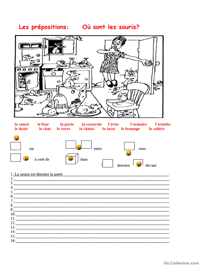 Les Prépositions de Lieu | PDF