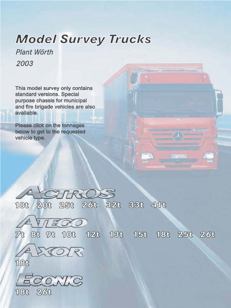 ACTROS MODEL | PDF