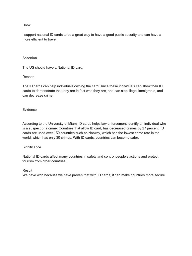 National ID Prop | PDF
