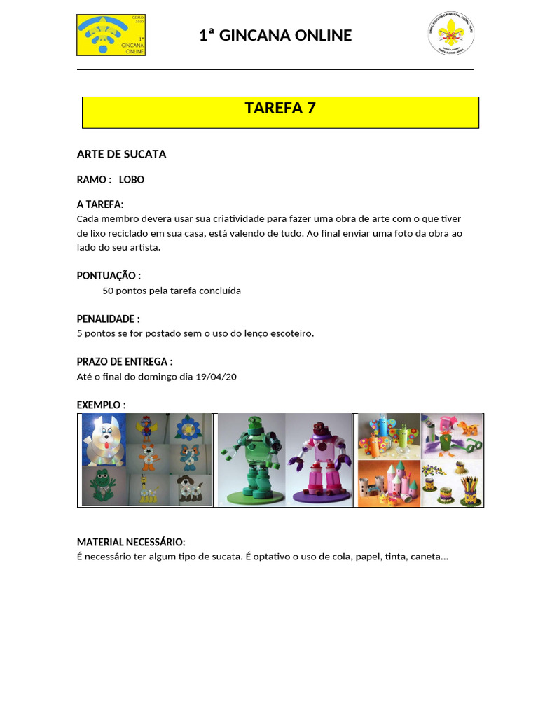 TAREFA 7 - Lobo - | PDF