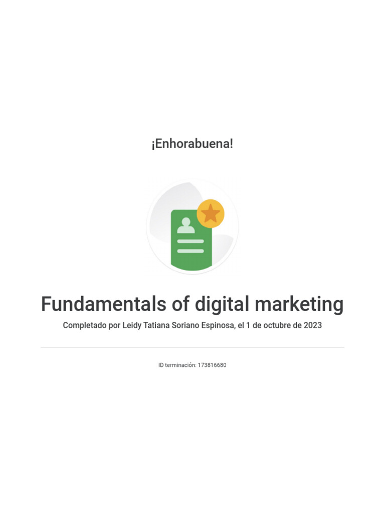 Fundamentos de Marketing Digital - Google | PDF