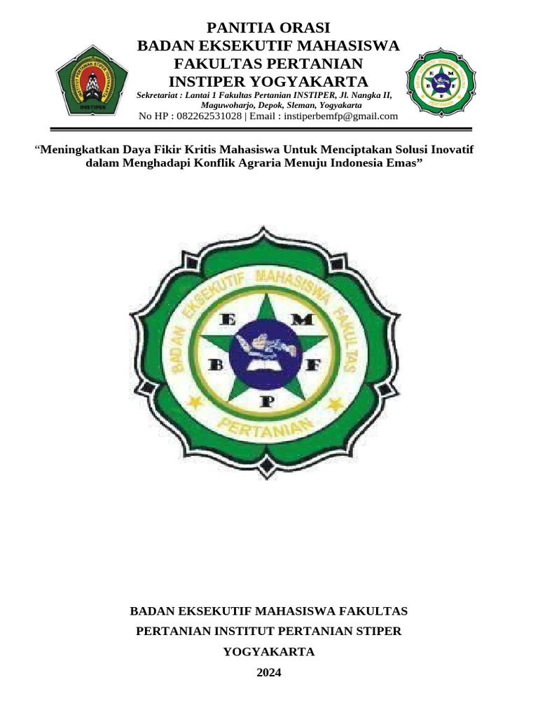 Buku Panduan Orasi 2024 | PDF