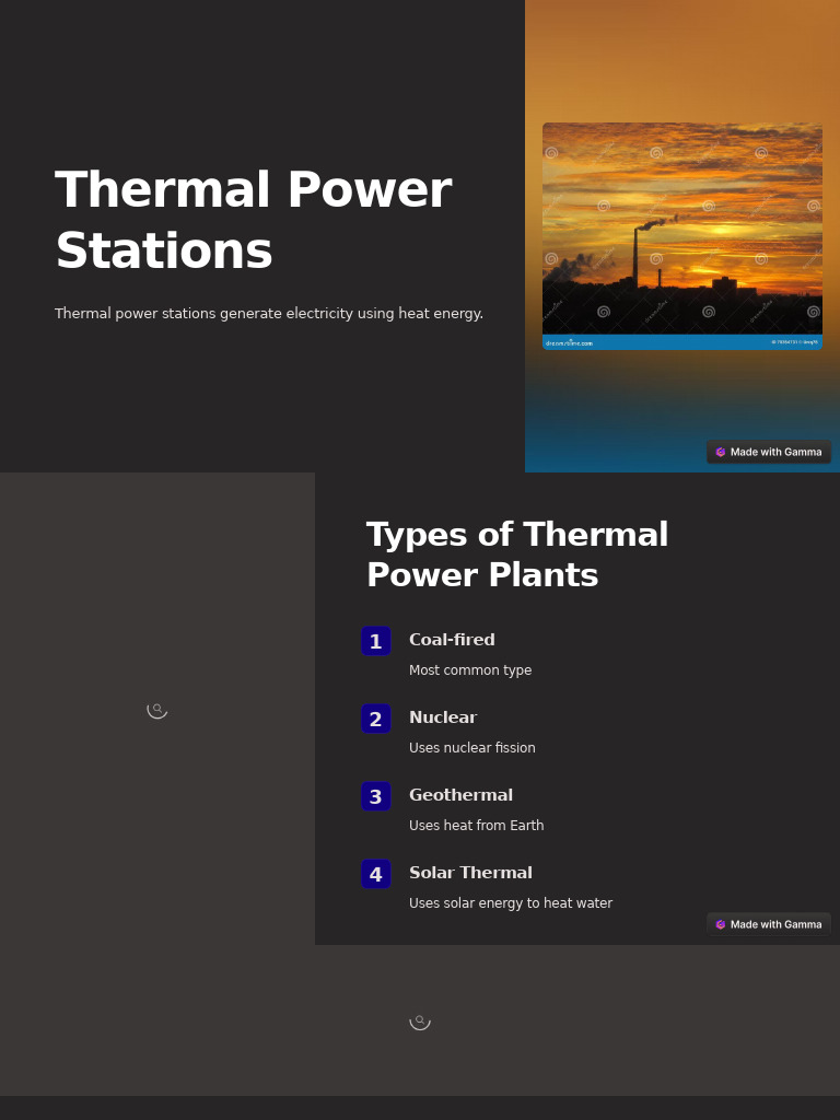 Thermal Power Plant Overview | PDF
