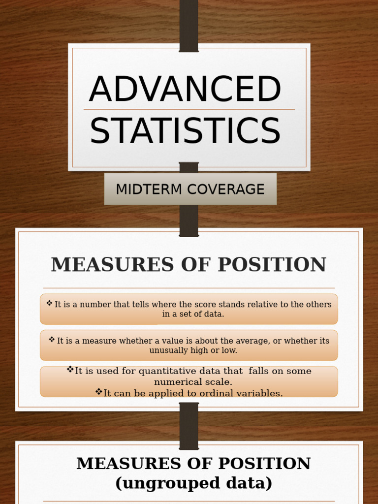 Measures of Position in Statistics | PDF | Quartile | Statistics