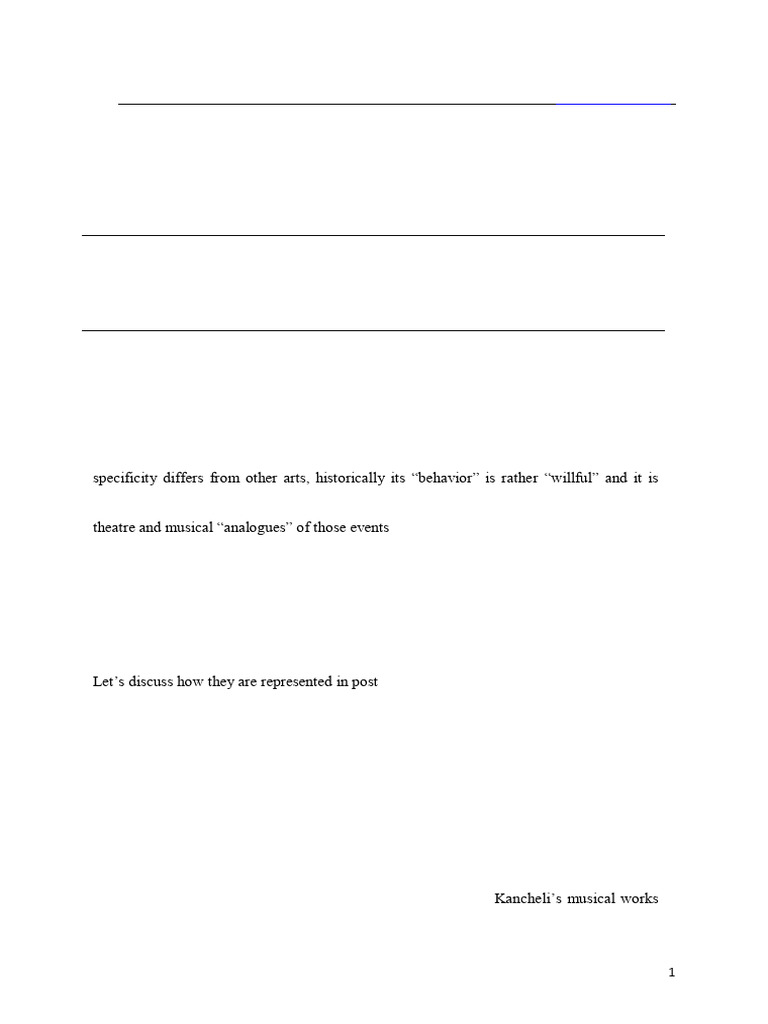 Postmodern Music: Meaning & Features | PDF | Postmodernism | Popular ...