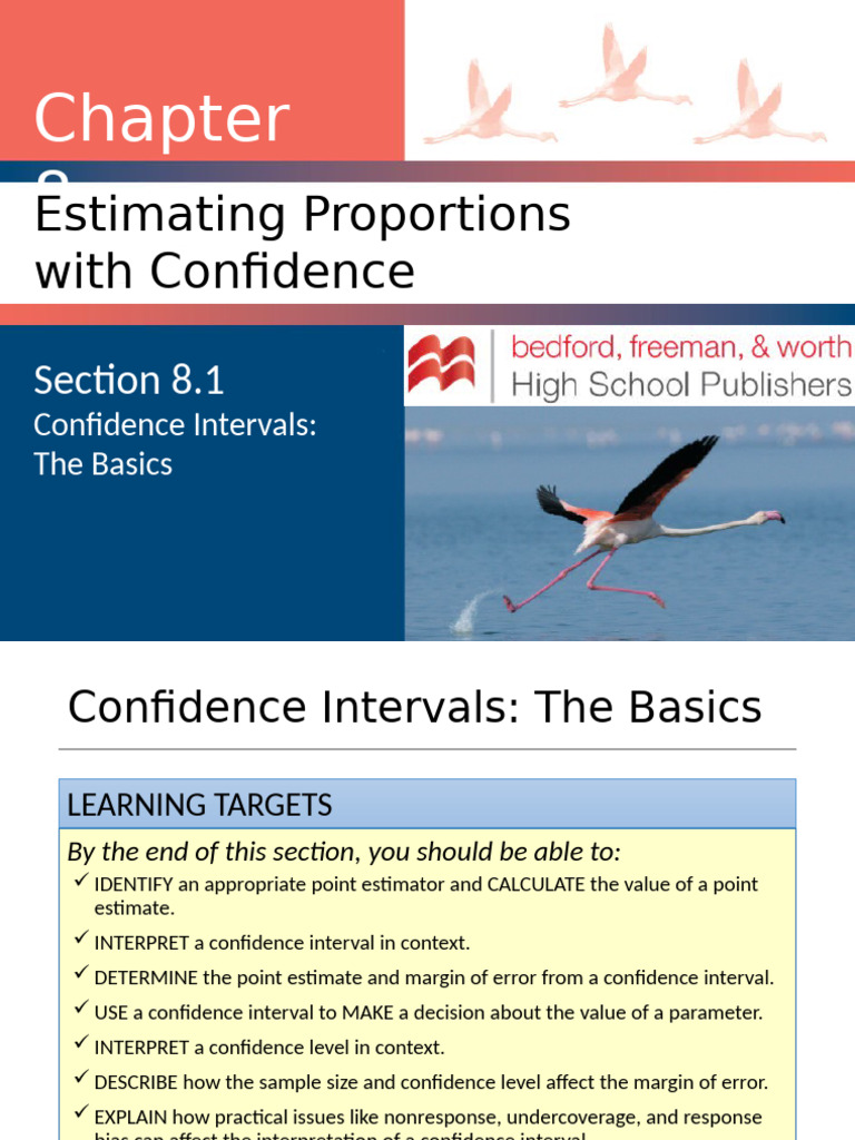 Up tps6 Lecture Powerpoint 8.1 | PDF | Confidence Interval | Estimator