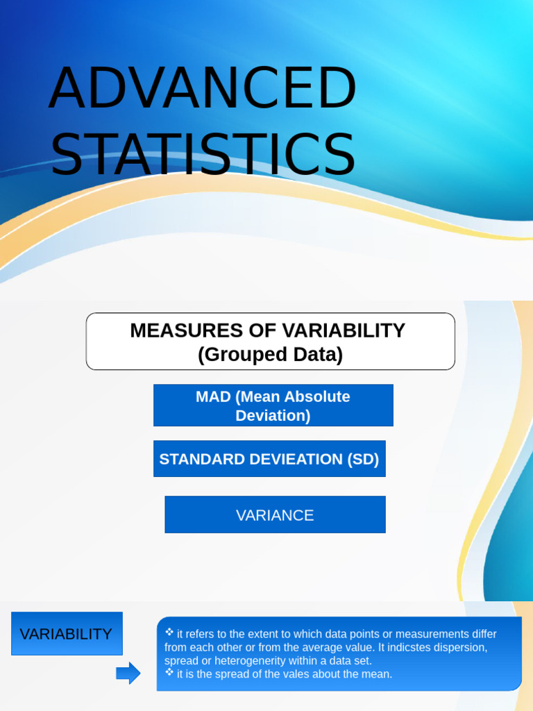 Measures of Variability in Grouped Data | PDF