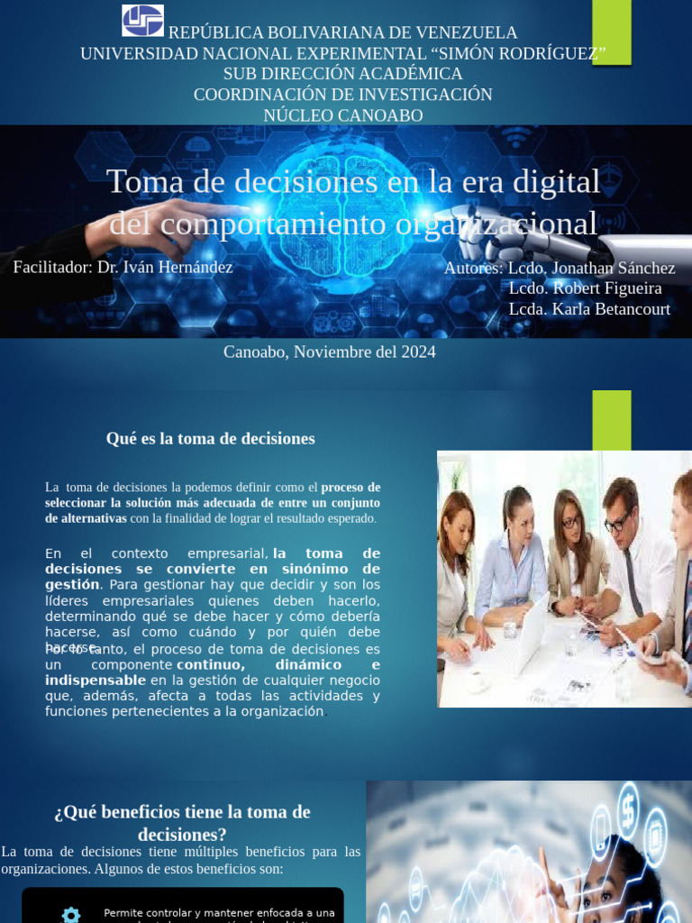 La Toma de Decisiones en La Era Digital | PDF | Toma de decisiones | Economias