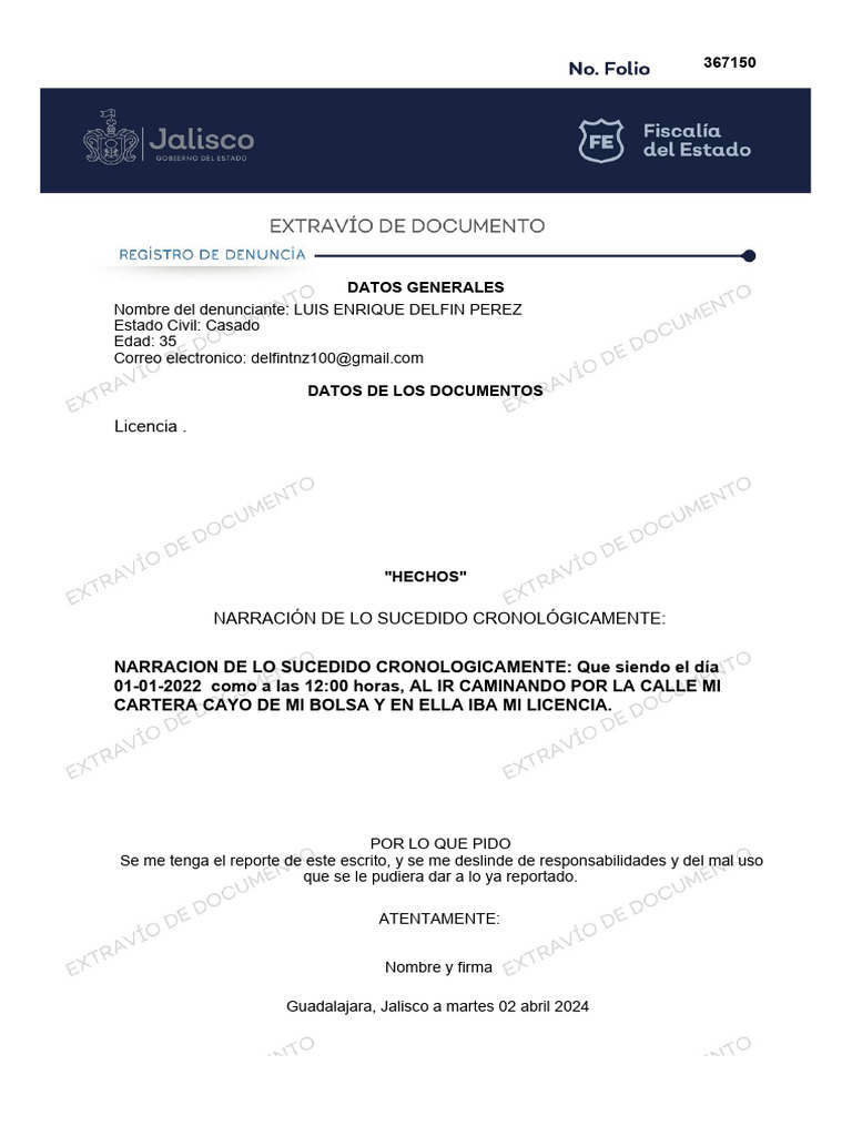 Reporte de Pérdida de Cartera | PDF