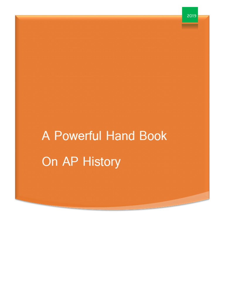 Powerful Hand Book On AP History | PDF