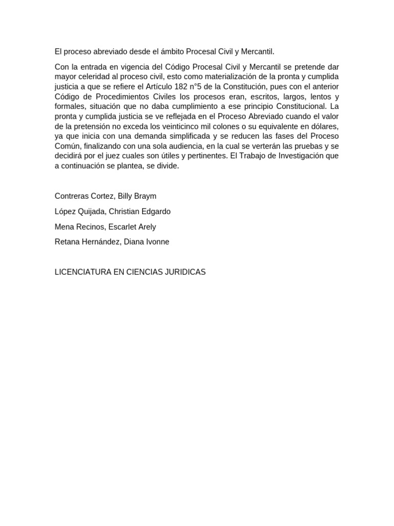 Contreras_Cotrz_Billy_El_proceso_. | PDF