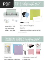 Cricut Explore Air 2 Cutting Machine User Manual - 240727 - 154950 | PDF | Computing | Computers