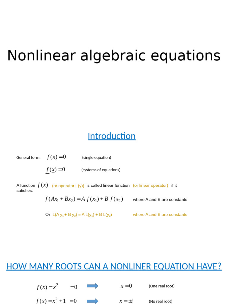 Understanding Nonlinear Equations | PDF